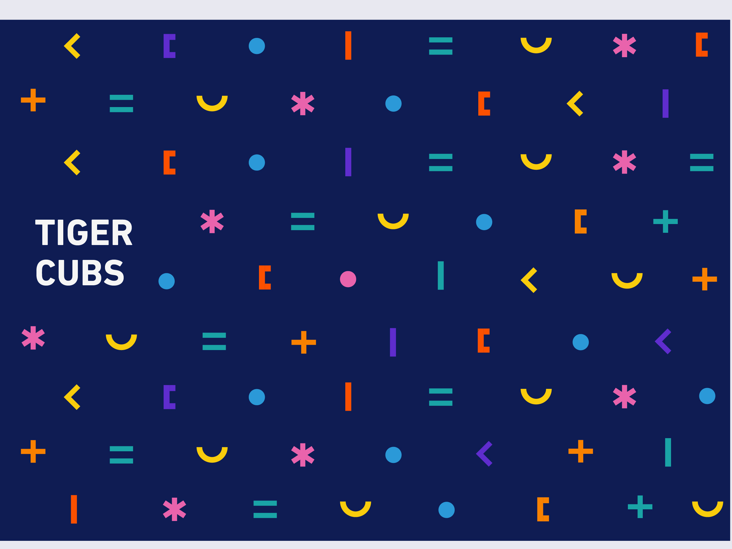 Pattern for Coding Club for Kids by Iuliia Skrygina on Dribbble