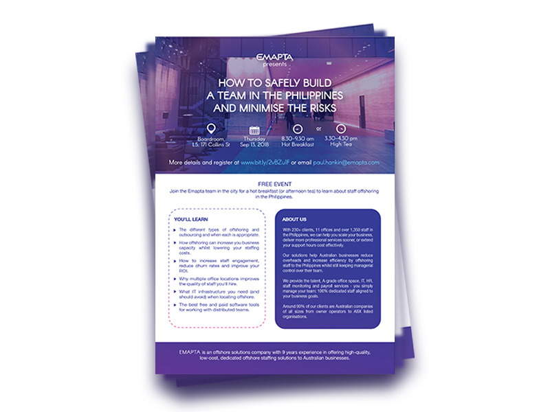 Flyer design by Valentina VS on Dribbble