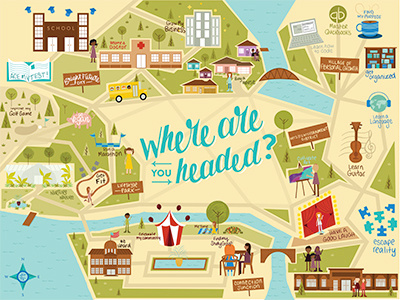 Map by Brittany Barnhart on Dribbble