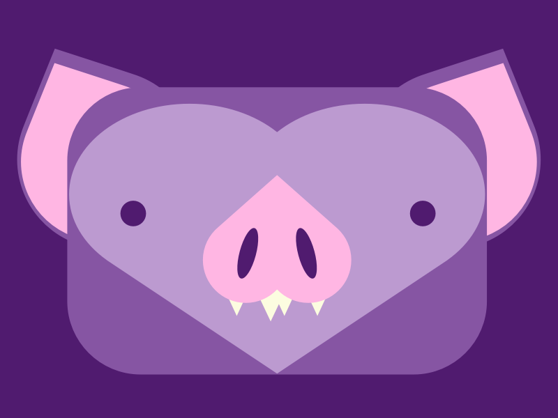 Square Bat by Violet Kirk on Dribbble