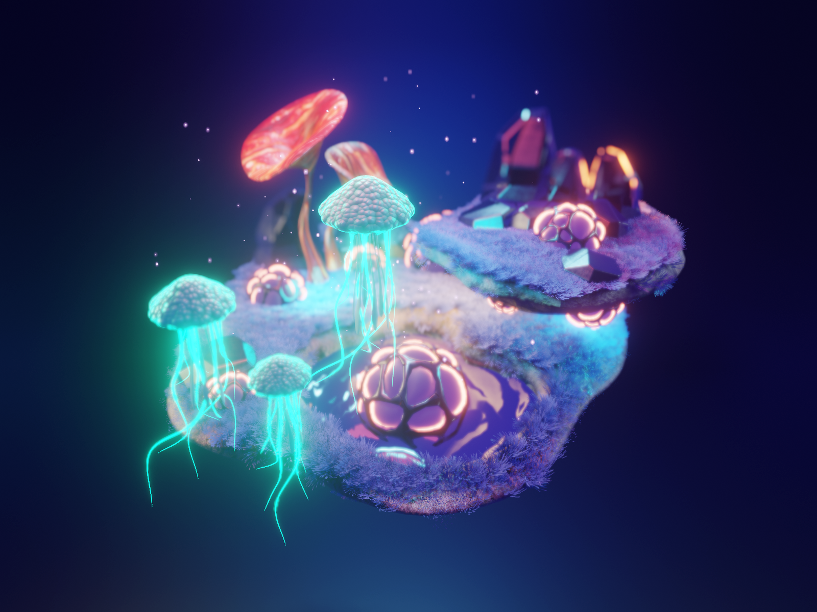 Alien Forest by Roman Klčo on Dribbble