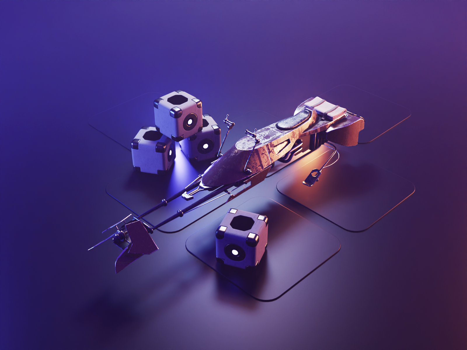 Star Wars Speeder Bike by Roman Klčo on Dribbble