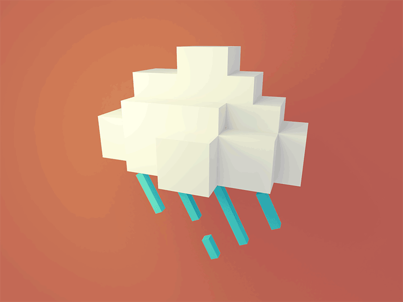 Rainy Animated Icon 🌧 by Roman Klčo on Dribbble