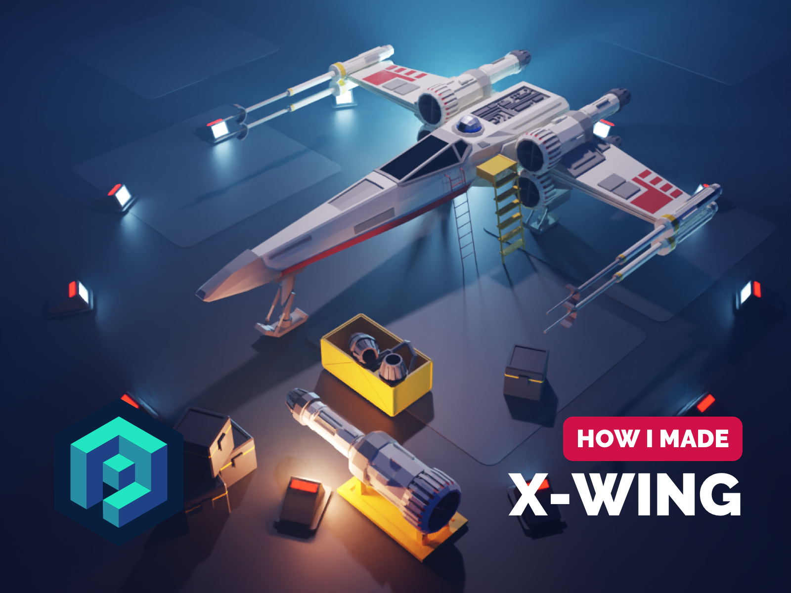Star Wars X-Wing Tutorial by Roman Klčo on Dribbble