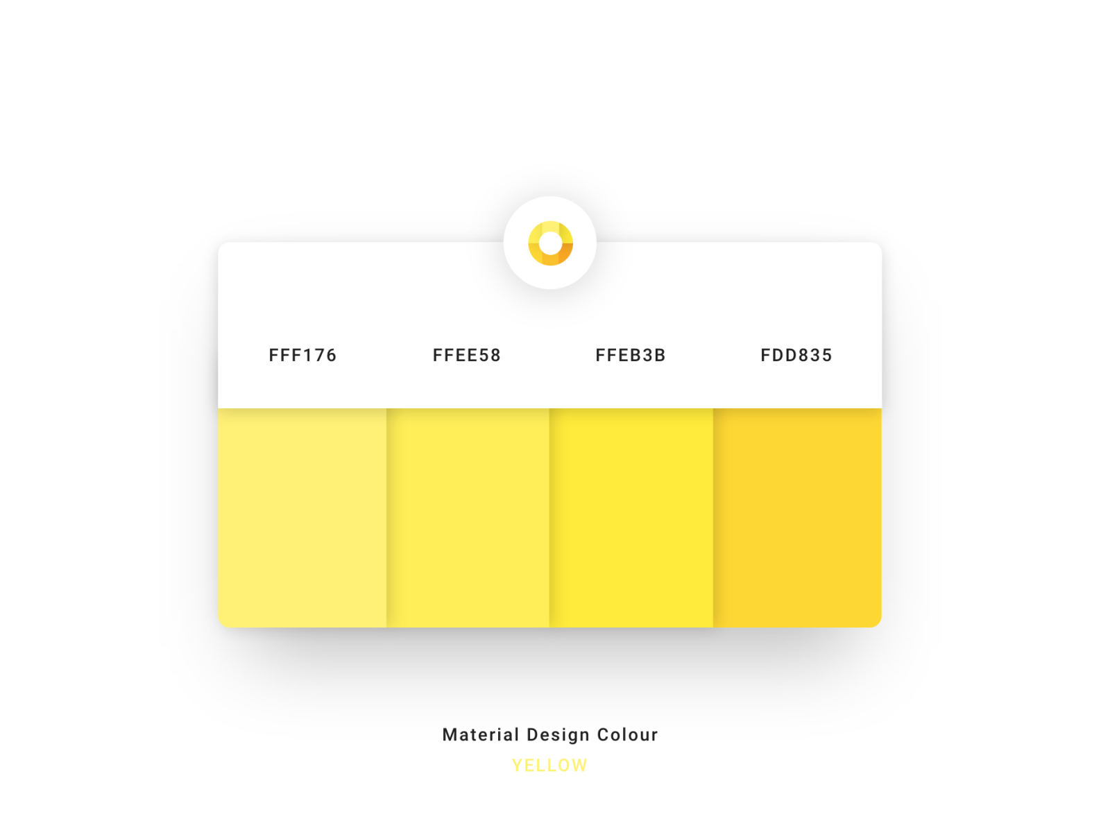 YELLOW | Material Design Color Palette by Sonu Kalwar on Dribbble