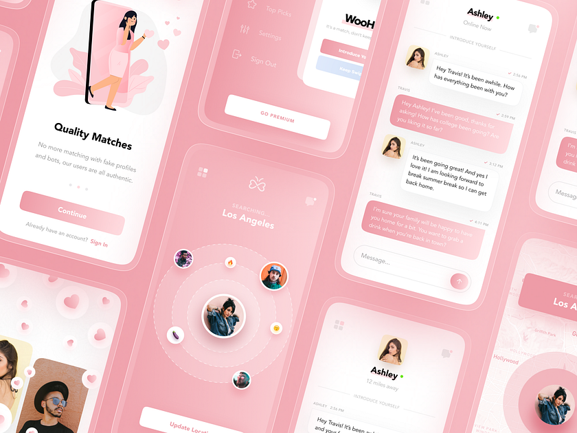 Dating App UI Kit 💌 by Jordan Andrews on Dribbble