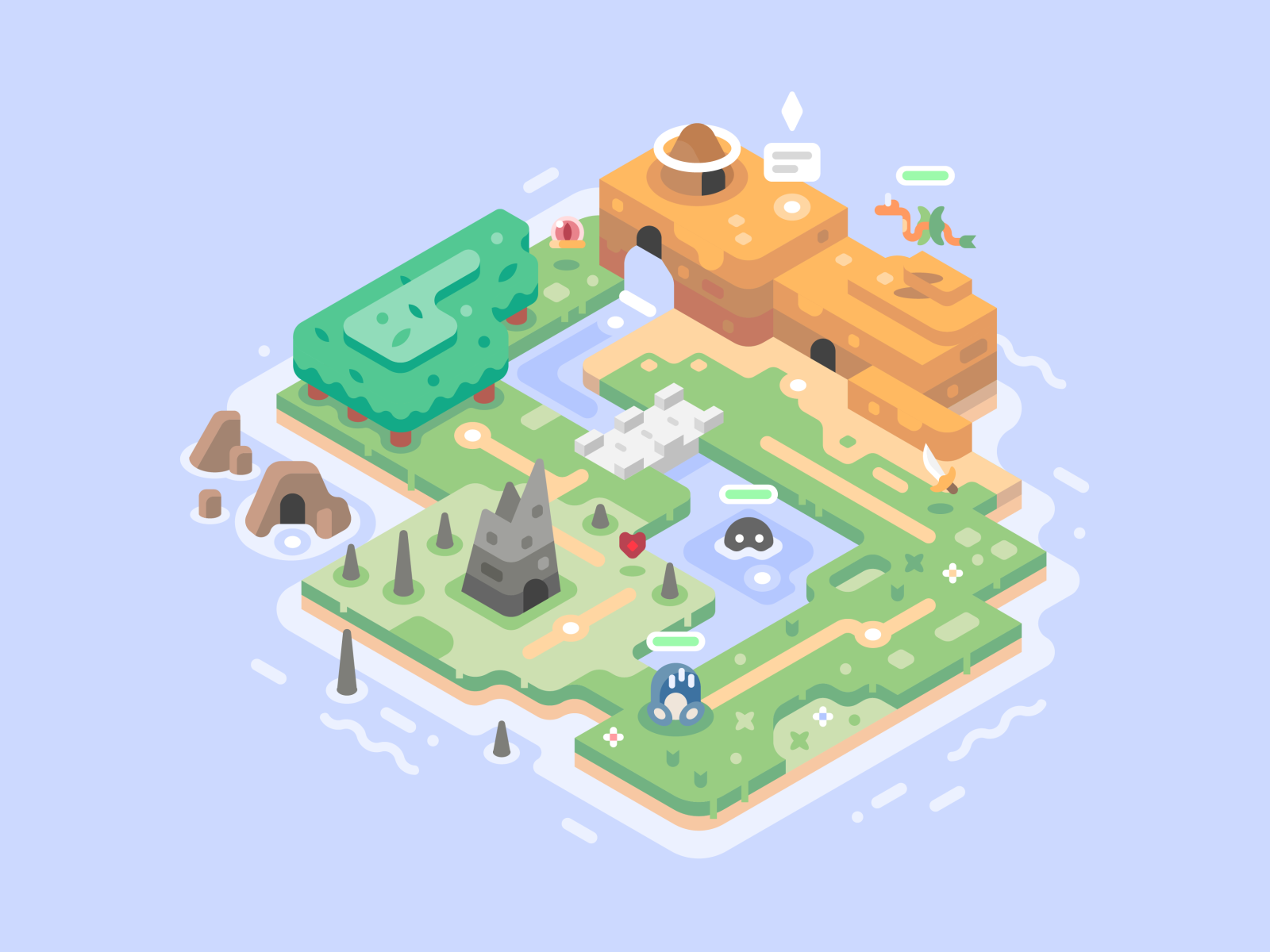 Mini World by Greg Manning | Ether Potion on Dribbble
