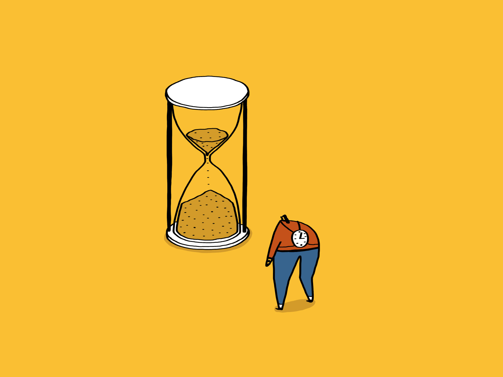 Watching the Time by Dale Crosby-Close on Dribbble