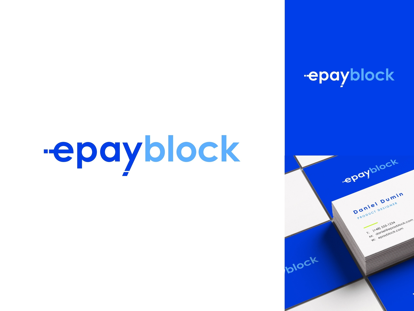 Epayblock - Corporate Identity by Daniel Dumin on Dribbble