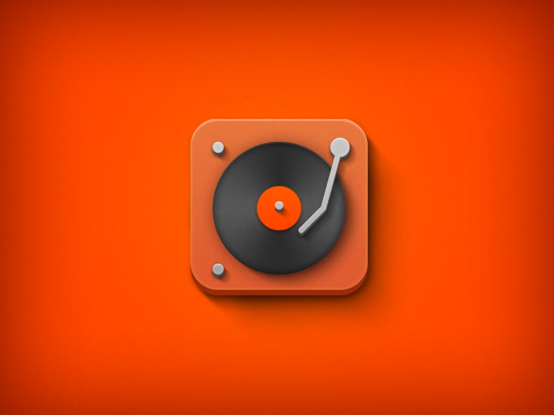 Turntable Icon by Elegant Themes on Dribbble