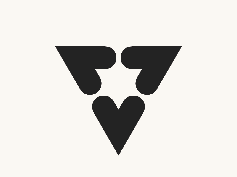 Love Triangle by Winston Tabar on Dribbble