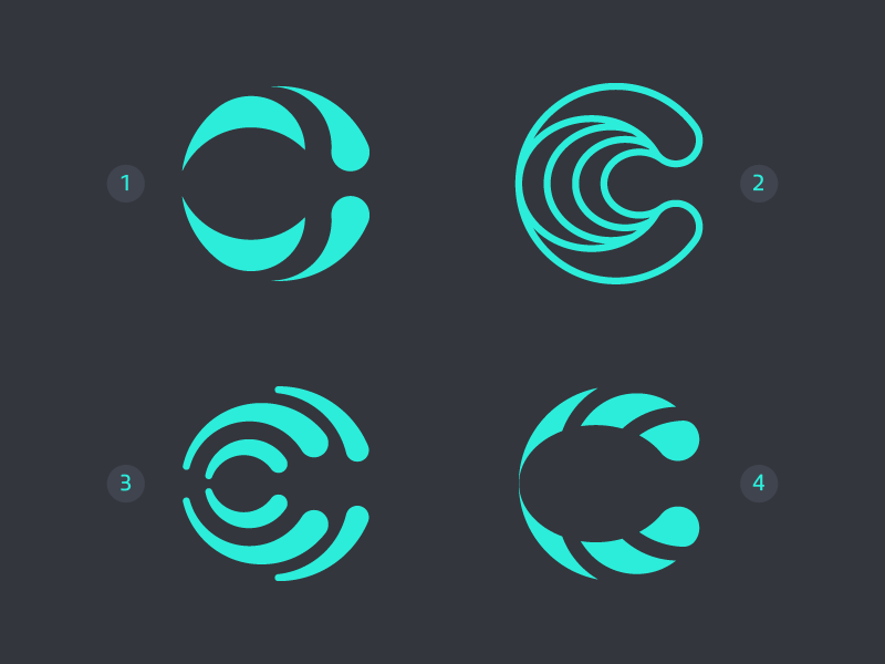 Letter C explorations by Winston Tabar on Dribbble