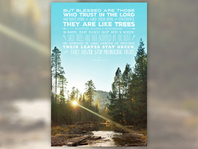 Full Jeremiah poster by Nate Ernst on Dribbble