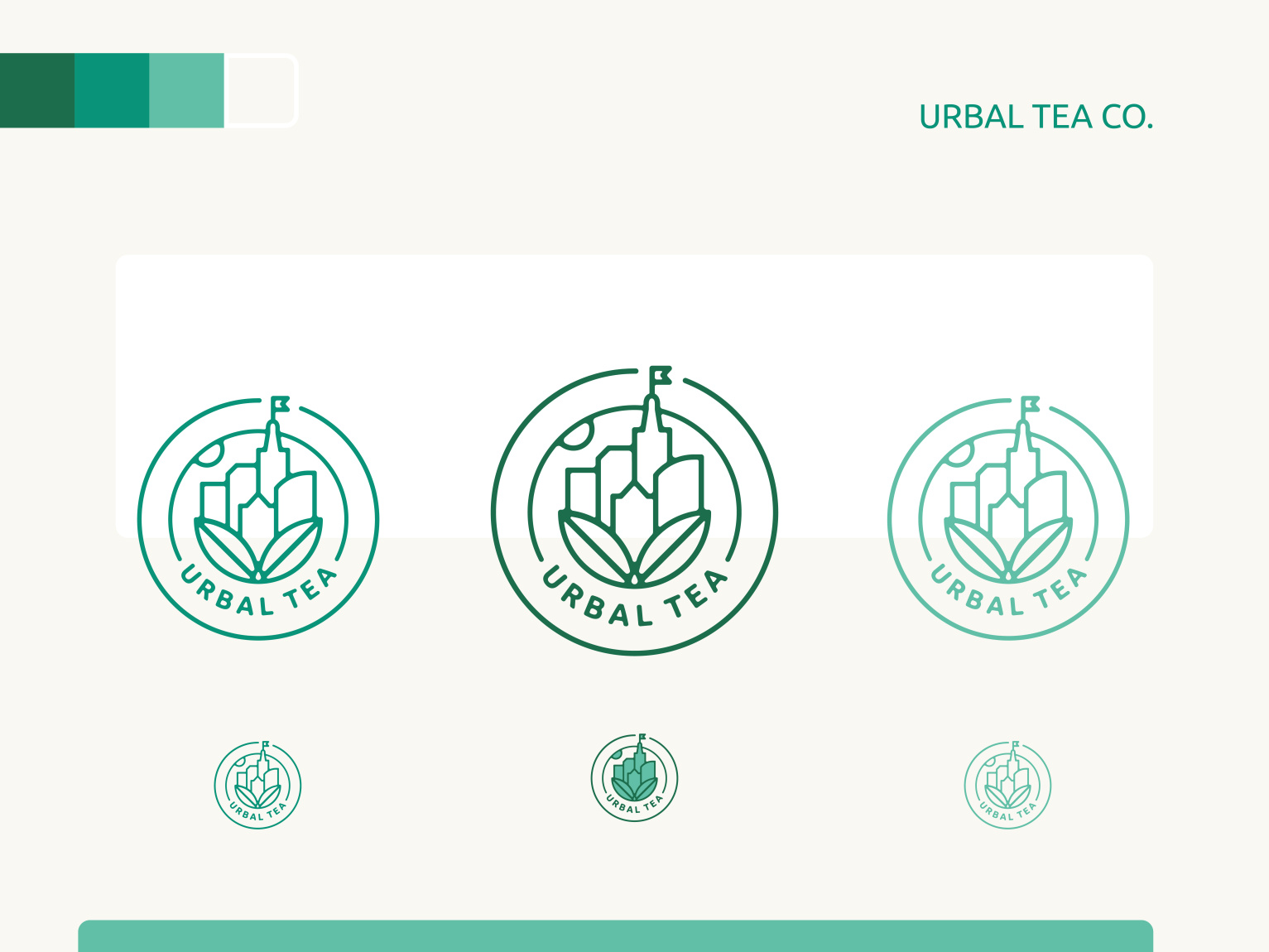 Urbal Tea Logo Design by Olson Graphic Design on Dribbble