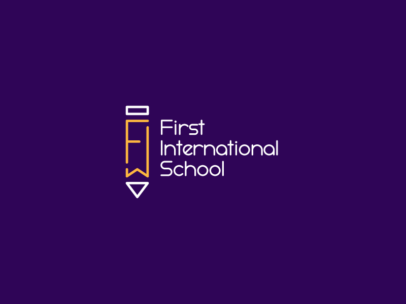 First International School logo by Abdulrahman Khalil on Dribbble