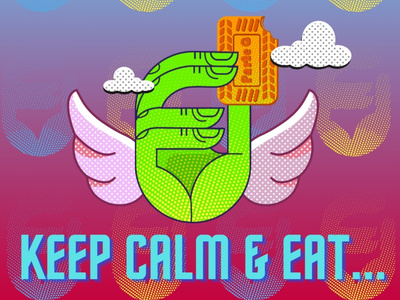 Keep Calm And Eat Parle G by Anju Shah on Dribbble