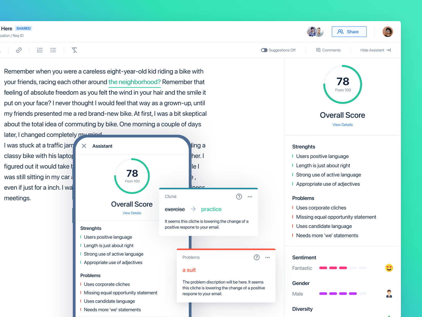 Draftim - Job Descriptions Checker by Islam Mahmoud on Dribbble