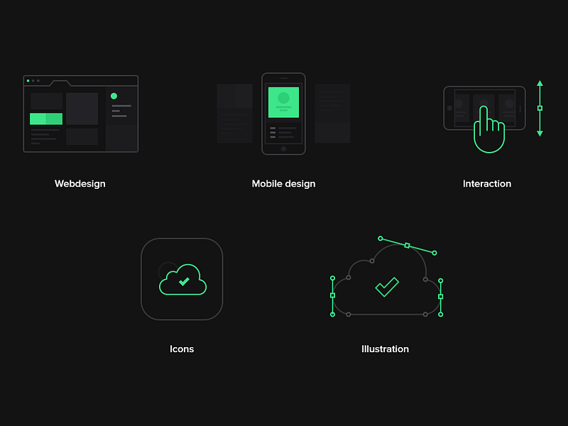 Morphing icons - Web by Pierre Borodin on Dribbble