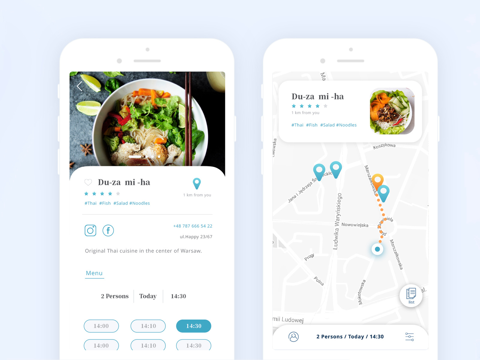 Restaurant Booking app by Daria Yermolina on Dribbble