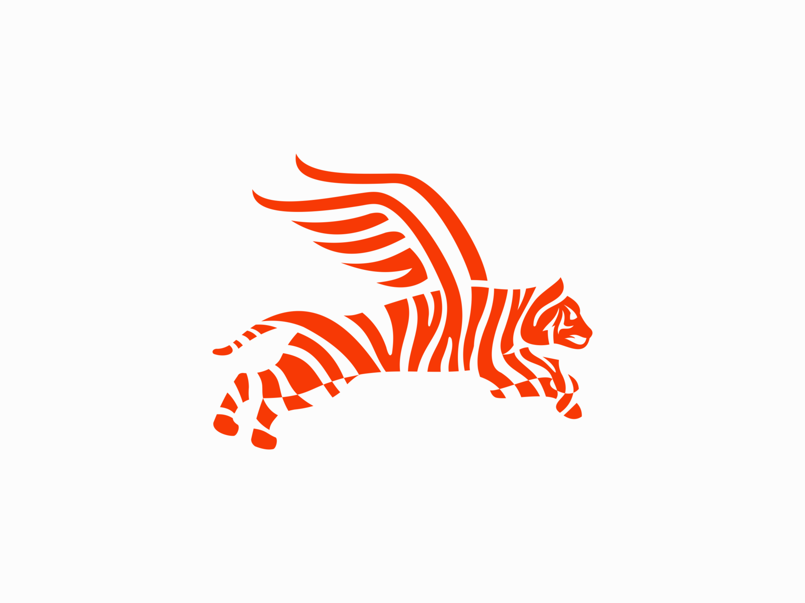 Flying Tiger by UNOM design on Dribbble