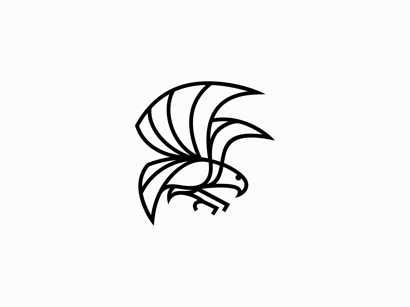 Attacking Hawk Logo for Sale by UNOM design on Dribbble