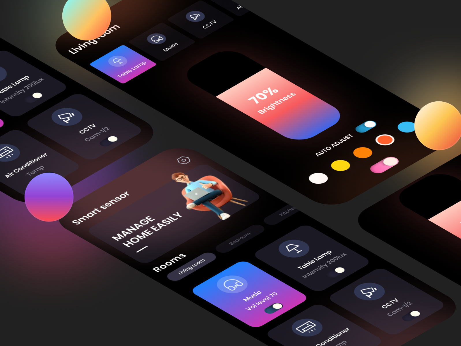 Smart Home UI by Tamim🏅 on Dribbble