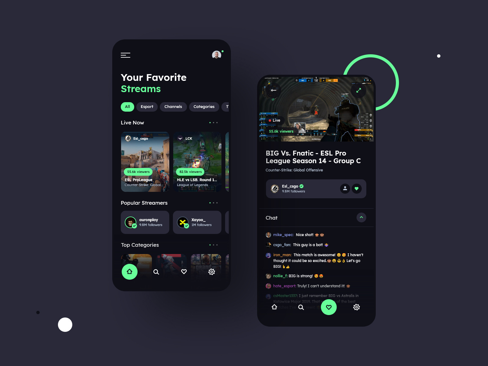 #25 Streaming App - MobileApp Concept by Matt Wojtaś on Dribbble