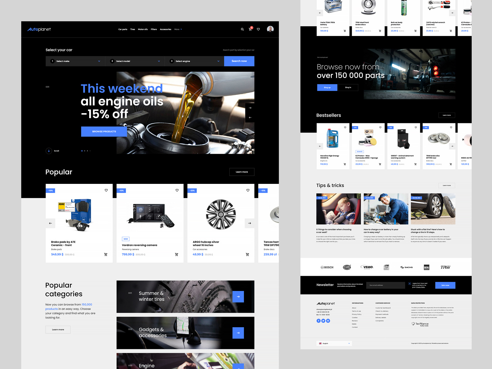 #2 - Automotive ecommerce redesign by Matt Wojtaś on Dribbble