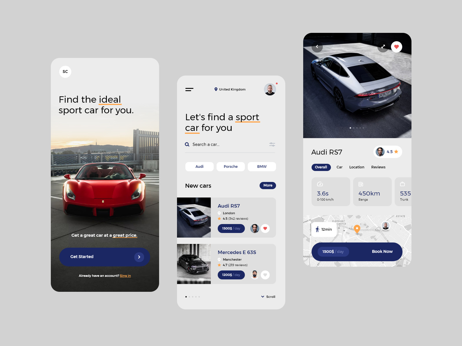 #25 - Mobile App Concept by Matt Wojtaś on Dribbble