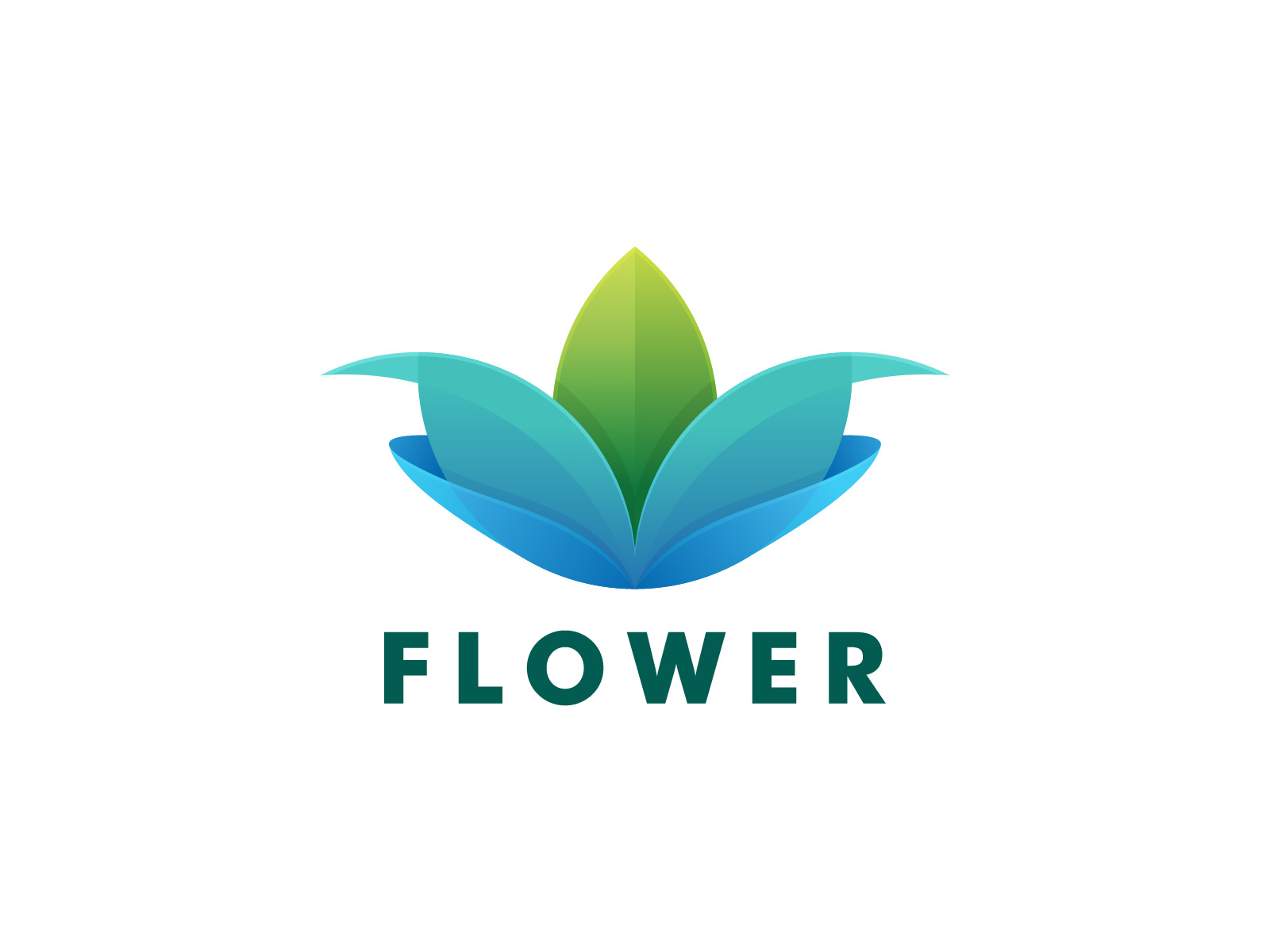 Flower logo by mouze_art on Dribbble