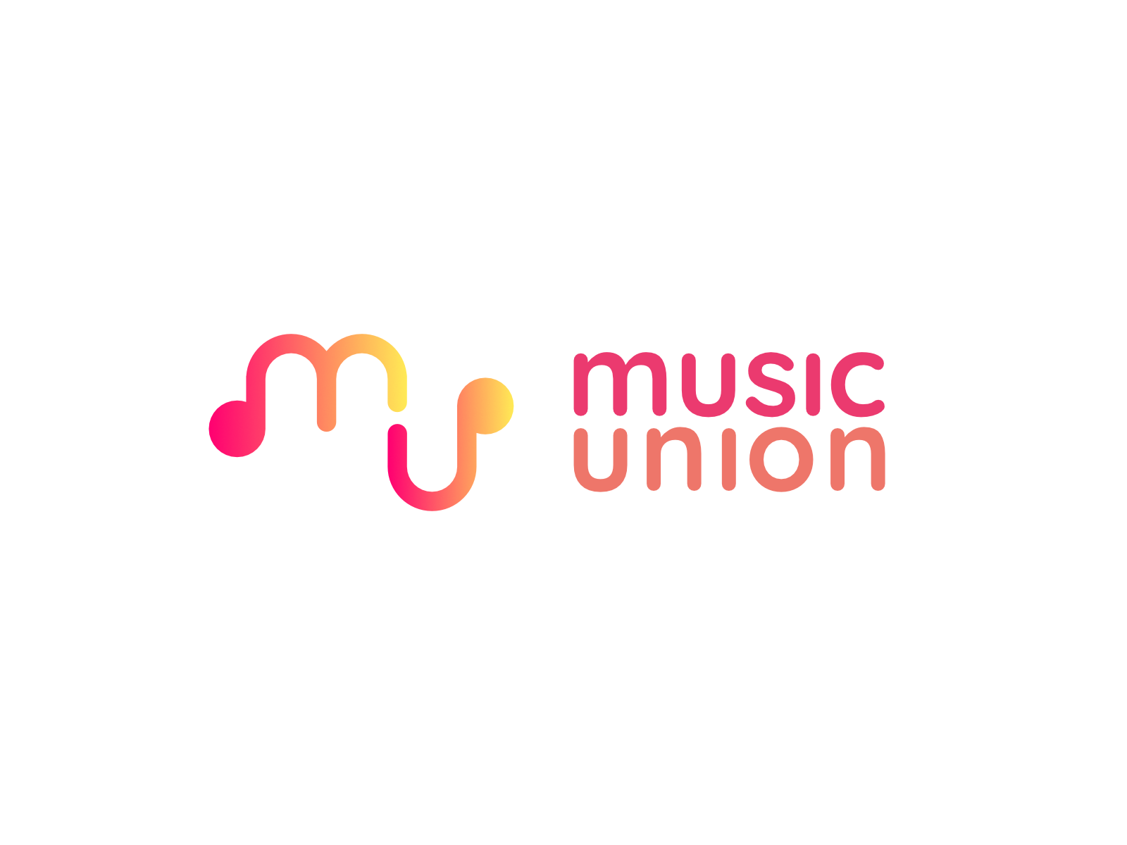 "Music Union" logo - #2 by Kevin Wu on Dribbble
