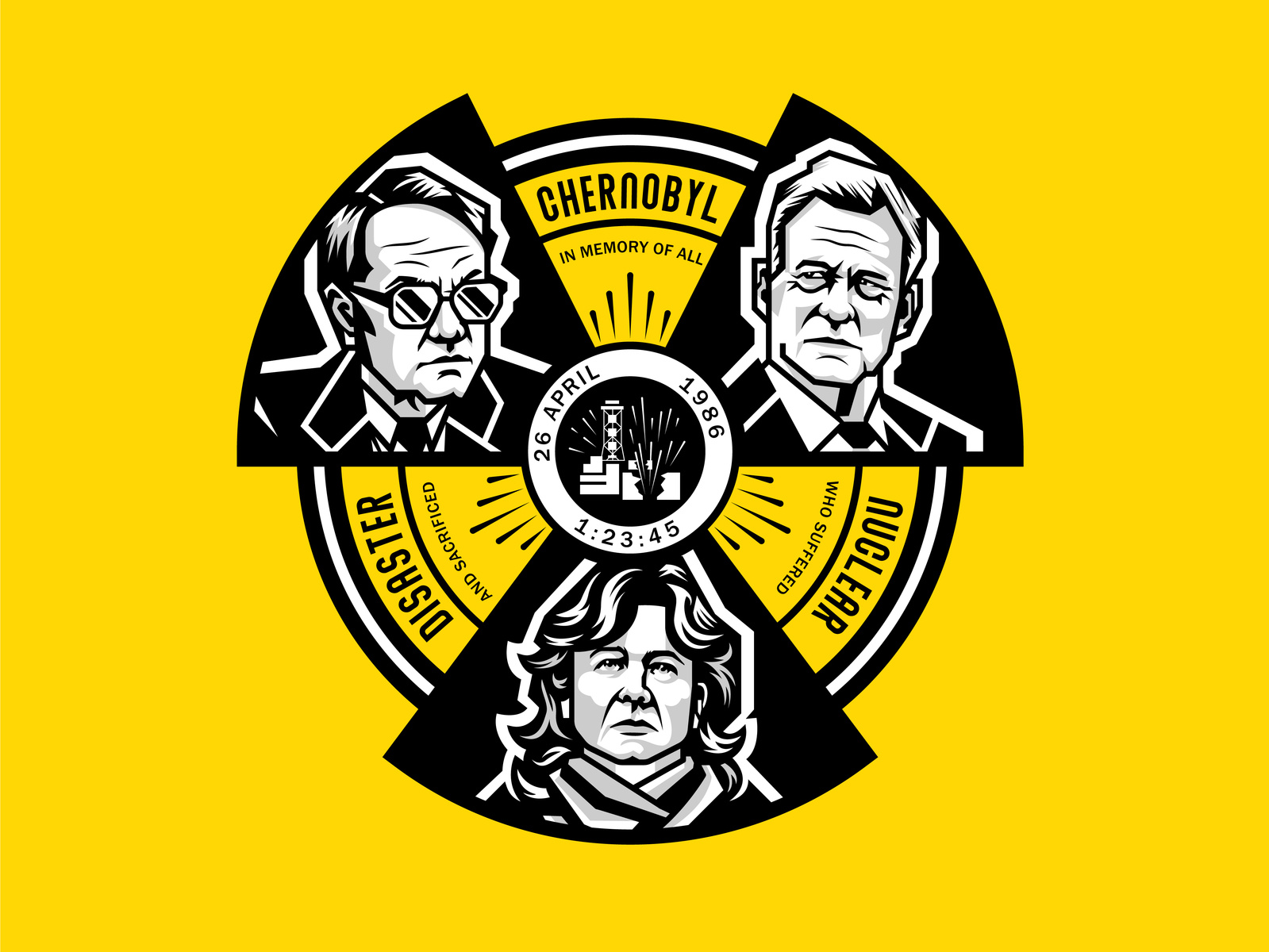 Chernobyl badge by Diego Messori on Dribbble