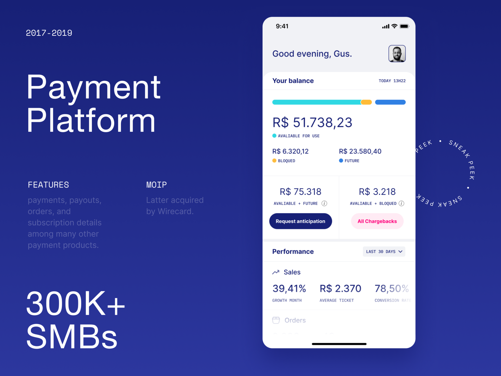 Fully responsive payment platform for SMB's by Gustavo Meyer on Dribbble