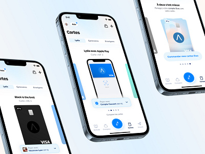 Lydia bank cards carousel by ROMAIN ∆ for Lydia on Dribbble