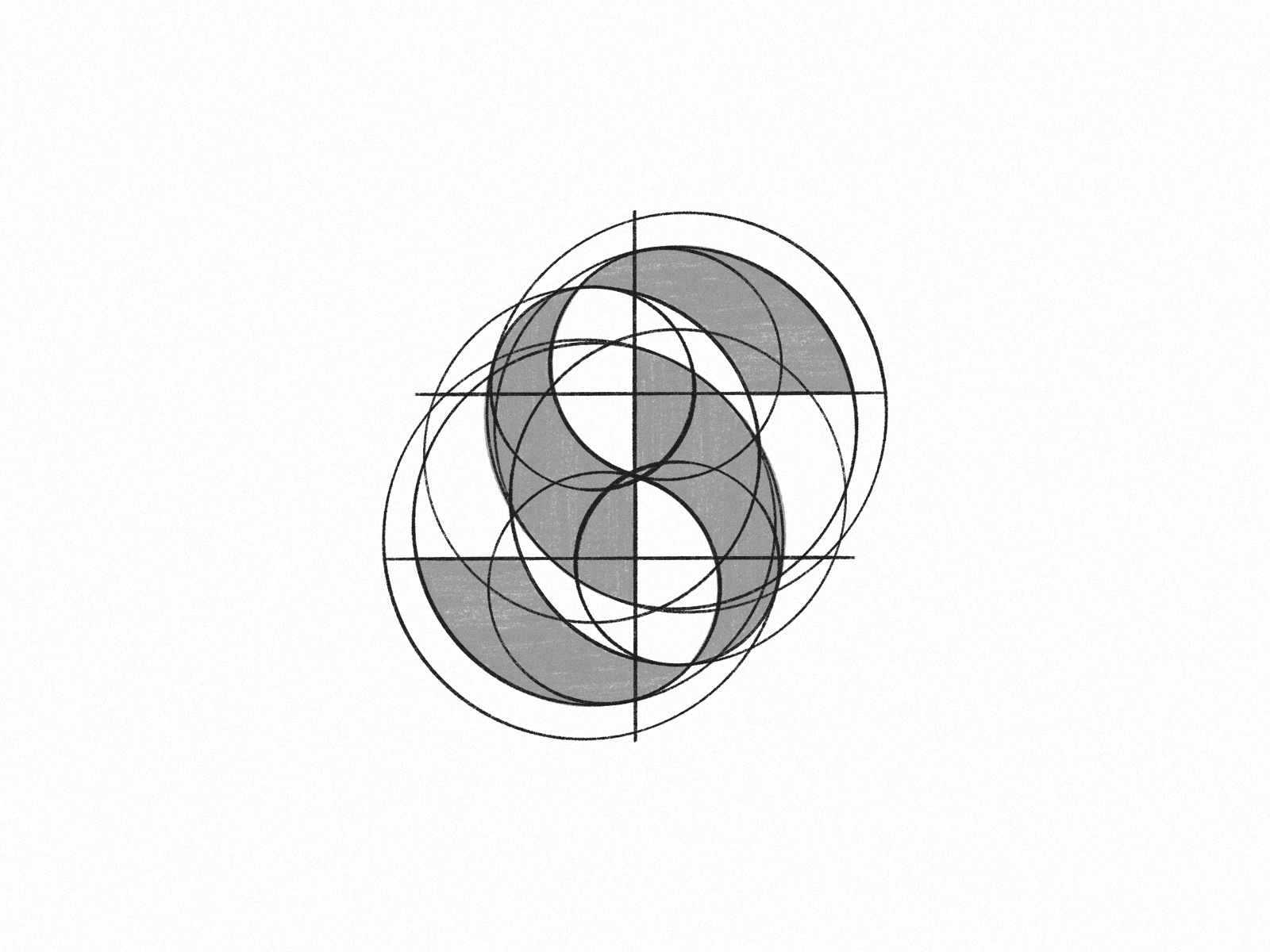 The grid of letter S logo mark design (sketching) by Anh Do - Logo ...