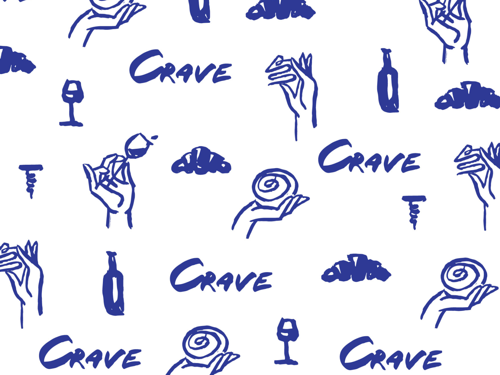 CRAVE Pattern by Anastasia Yashchenko on Dribbble