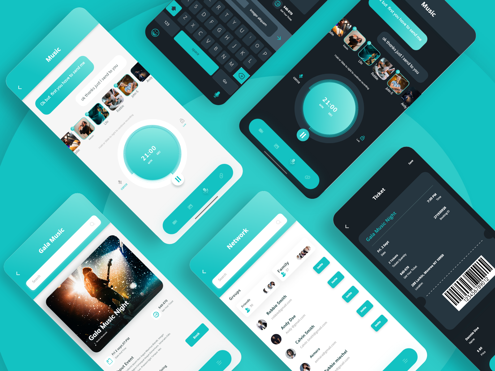 EventShare Mobile App - UI UX Design by Abdullah Bin Laique on Dribbble
