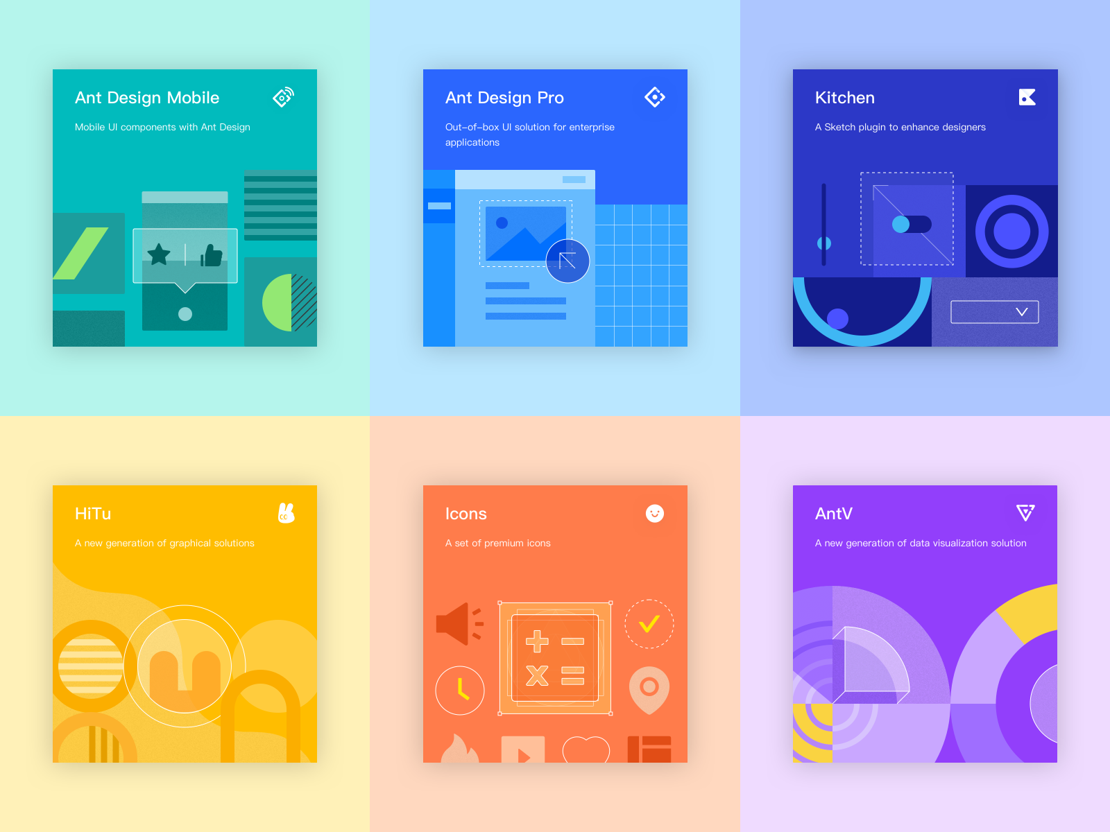Colourful card design by myeunhyuk on Dribbble