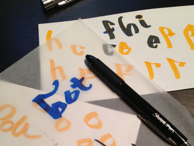 Type Sketches by Matt Bruning on Dribbble