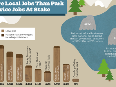national parks infographic by Alissa Scheller on Dribbble
