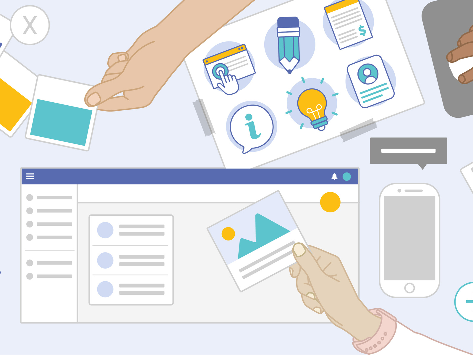 Design System Illustration by Katie Spofford on Dribbble