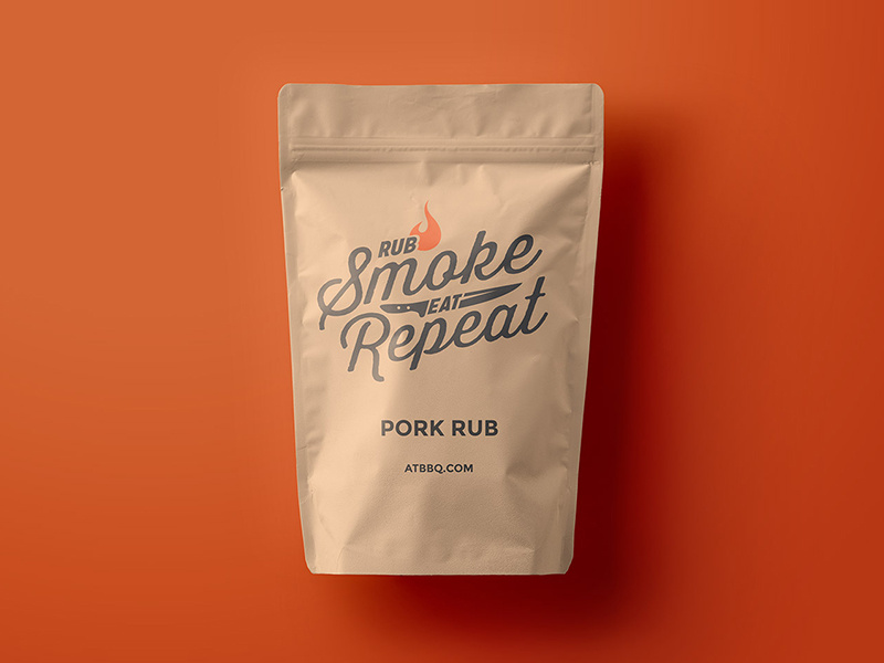 Pork Rub Packaging by Justin Miller on Dribbble