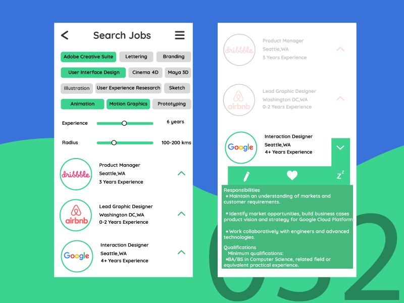 Search Results UI by Stoic on Dribbble