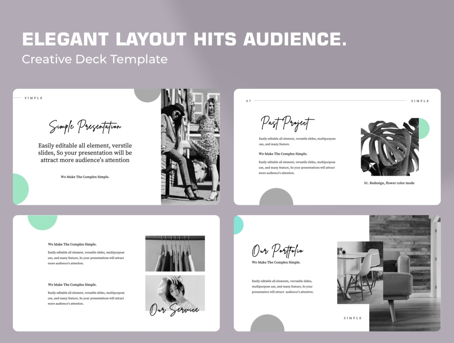 Creative Deck Presentation Template by Mohamad Rois for Neature Visual ...