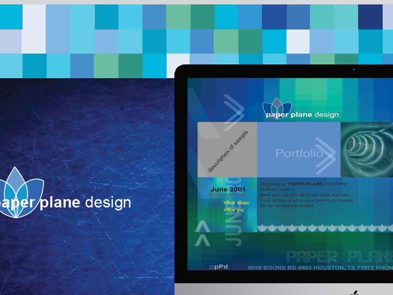 Old Portfolio Page by Jonathan Bowman on Dribbble