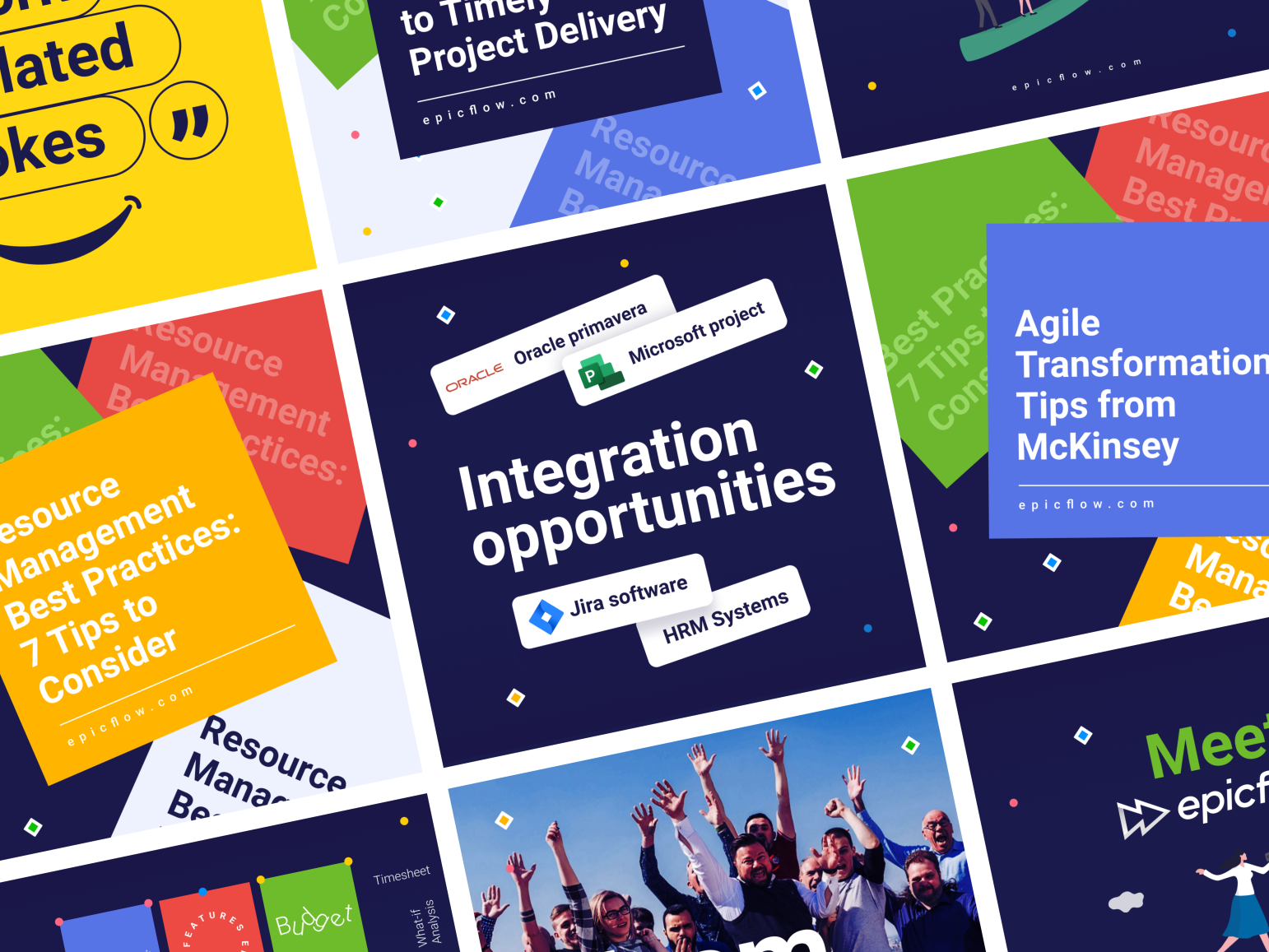 Epicflow insta greed design by Alena Yegorova on Dribbble