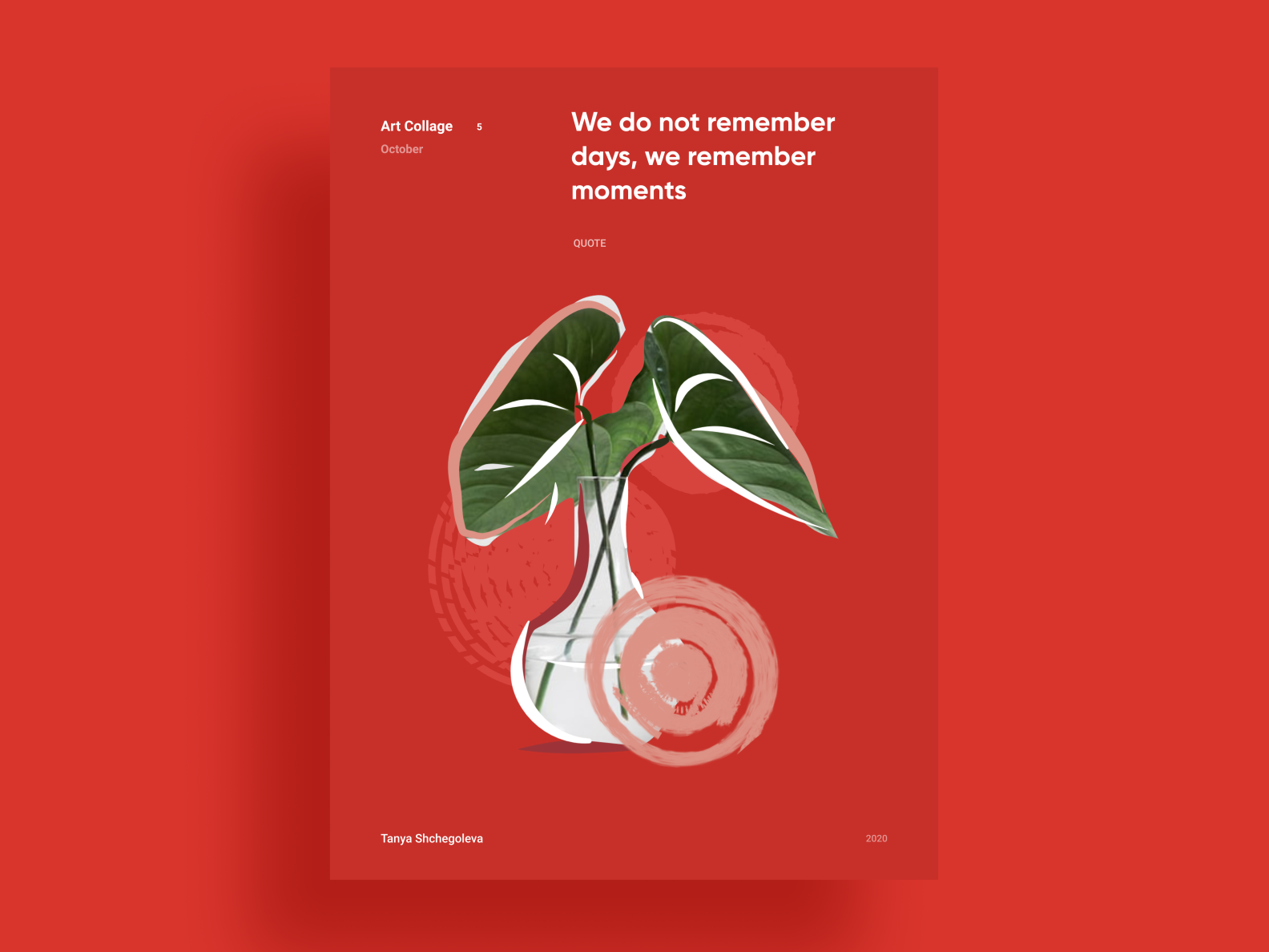 Plant Art Collage #5 by Tanya Shegol on Dribbble