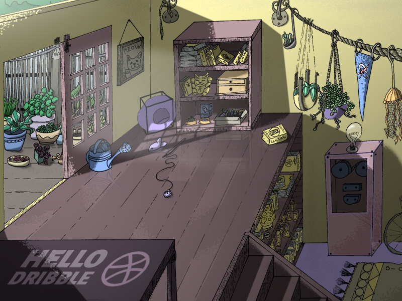 HELLO DRIBBBLE! / Animation background by Jacob Kennedy (Jake Ken) on ...