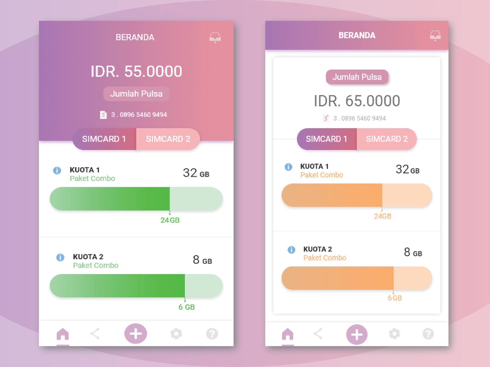 Data Package Apps by Hens Design on Dribbble