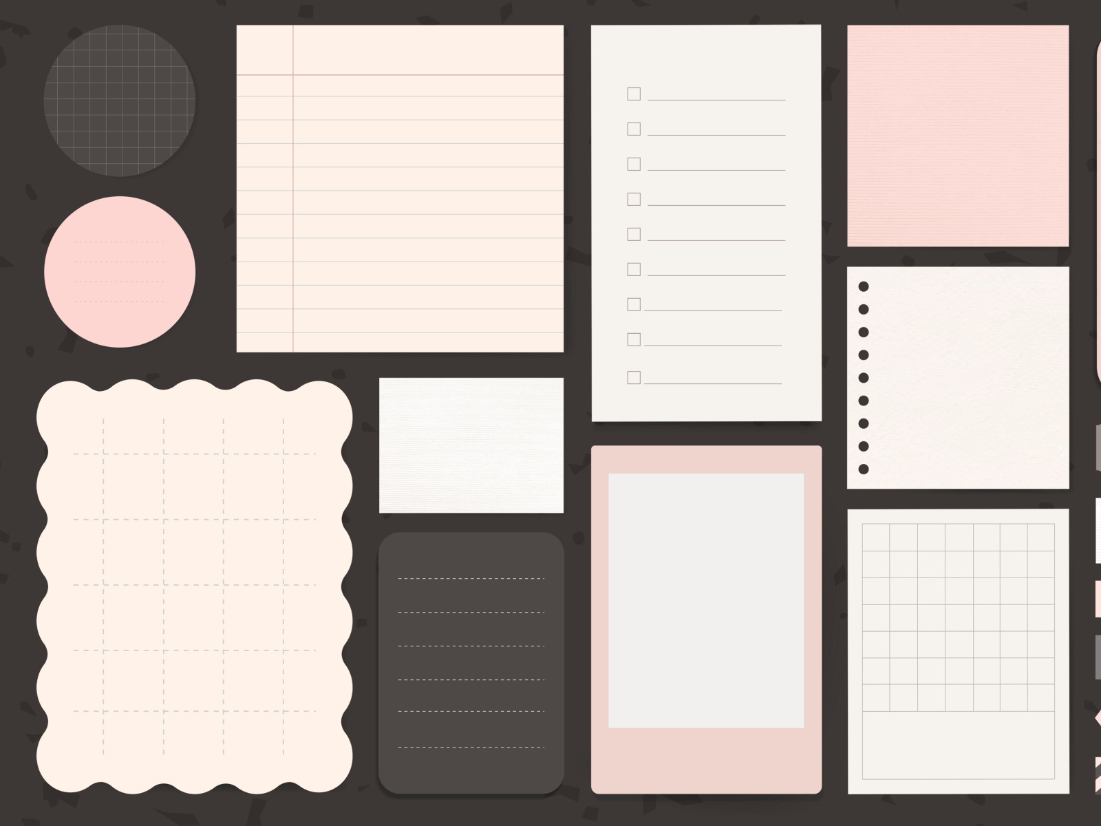 Digital Note PSD Set by rawpixel on Dribbble